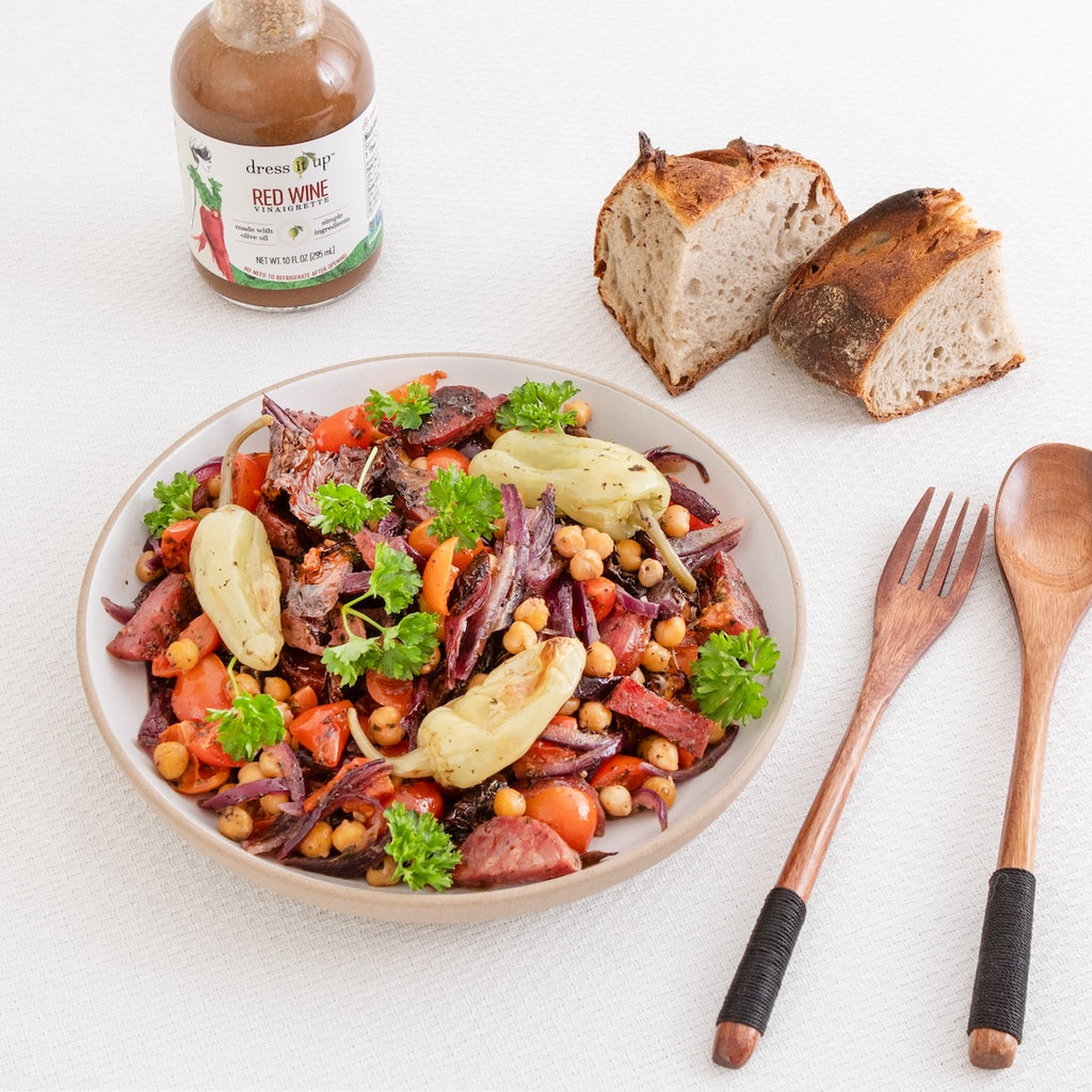 Sheet Pan Italian Sub | Dress It Up Dressing